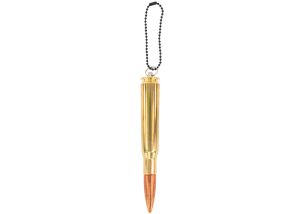 Keychain Copper & Brass .50 BMG Silver Tip