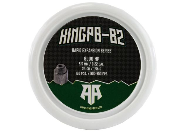 Airgun Slugs KingPB-82 5.5 mm Rapid Expansion HP 24 grain (.218)