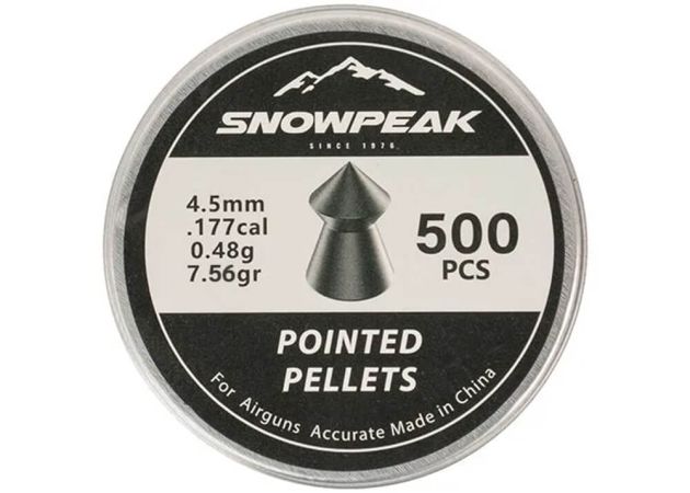 Airgun Pellets Snowpeak Pointed 4.5 mm 7.56 grain