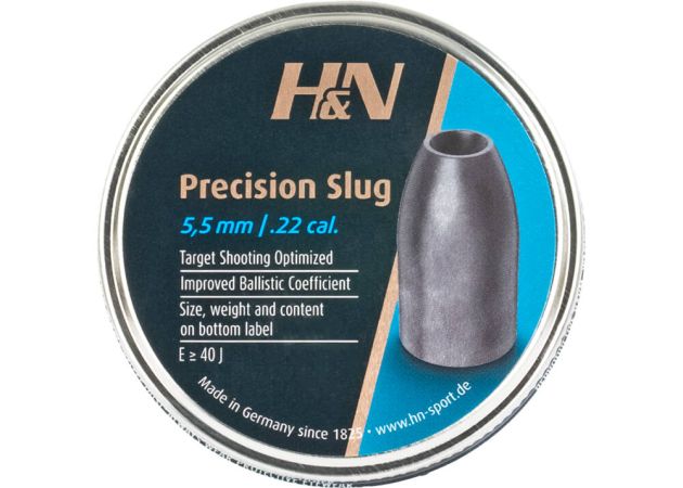 Airgun Slugs H&N Precision 5.53 mm 33 grain (.218)