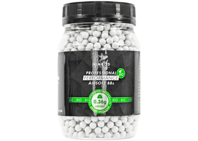 BB's Nimrod Professional Performance Bio 0.36 White 2000 pcs