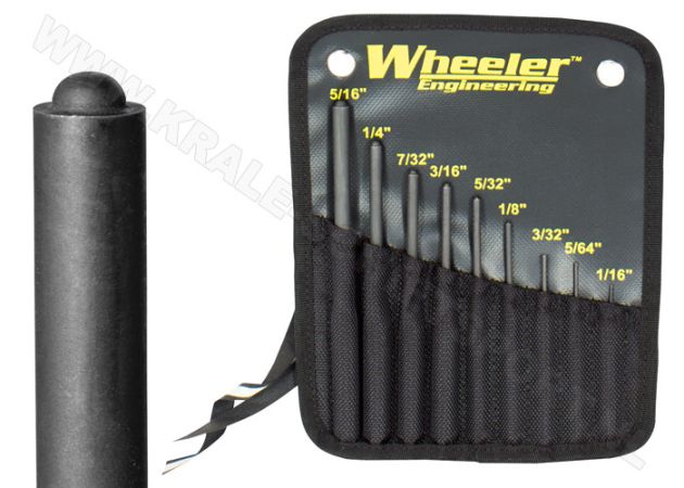Doorslagset Wheeler Engineering Roll Pin Punch Set
