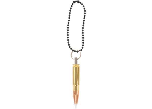 Keychain Copper & Brass .300 AAC Blackout Silver Tip