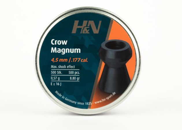 Airgun Pellets H&N Crow Magnum 4.5 mm 8.80 grain (500 pcs.)