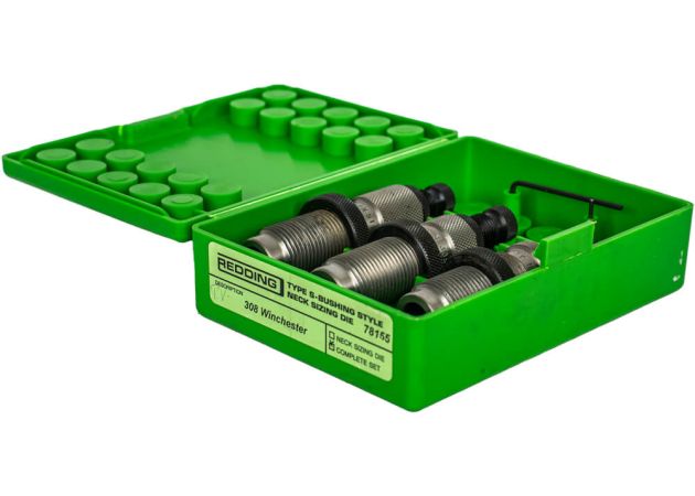 Neck Bushing Die Set Redding S-Bushing Style 78155 .308 Win