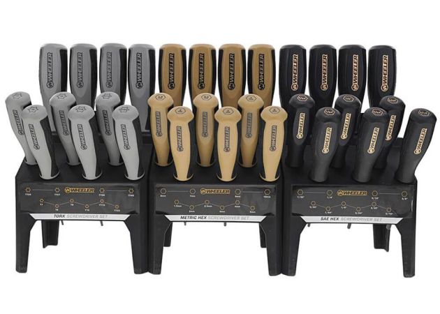 Screwdriver Set Wheeler Benchtop Hex / Torx 30 Piece