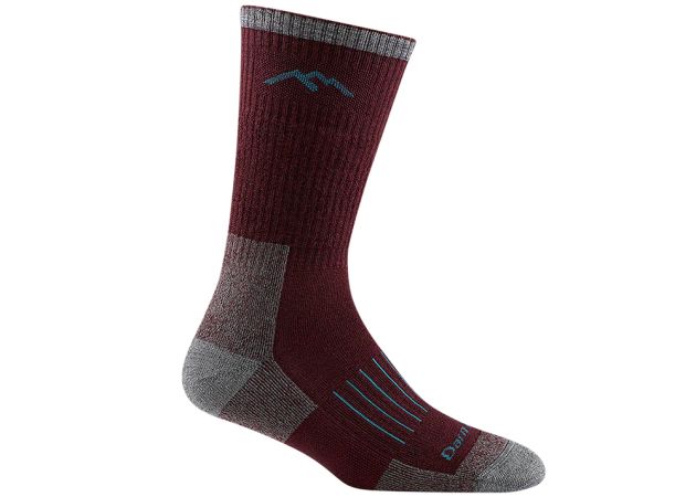 Socks Darn Tough Hunting Boot Midweight Cushion Ladies Burgundy