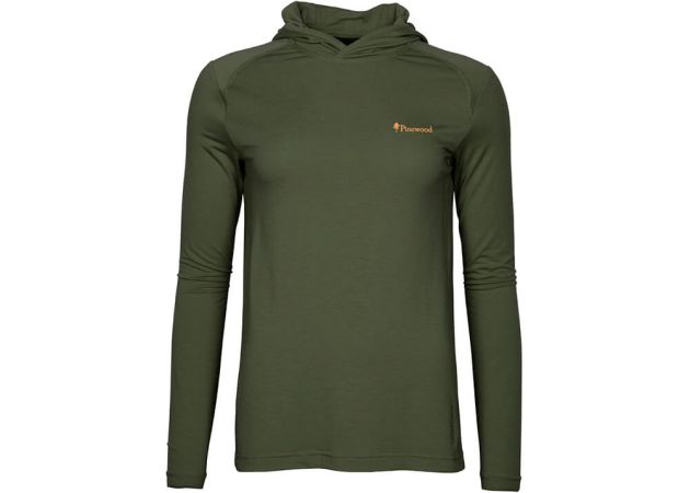 Sweater Pinewood InsectSafe Function Hoodie Ladies Mossgreen