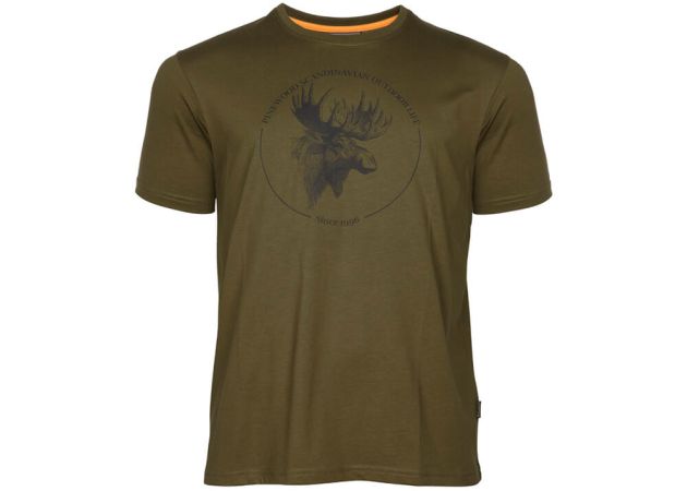 T-Shirt Pinewood Moose Hunting Olive