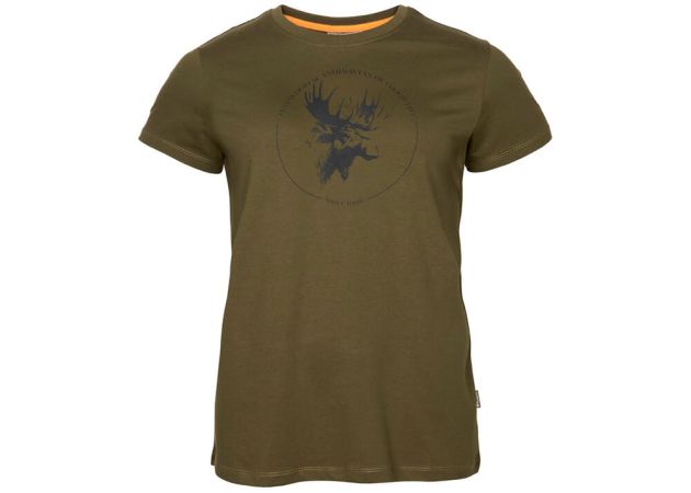 T-Shirt Pinewood Moose Ladies Hunting Olive